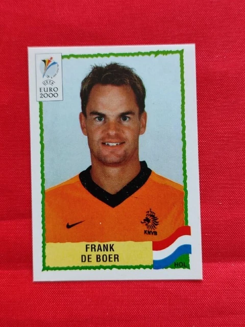 FIGURINA NEW STICKER Panini EURO 2000 #276. Frank de Boer (Holland ...