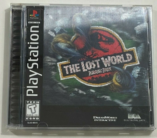 ORIGINAL AUTHENTIC PS1 Playstation Dreamworks Game Jurassic Park The ...