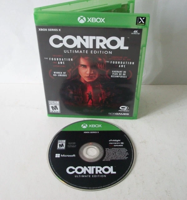 CONTROL ULTIMATE EDITION Xbox Series X Game Case Action Adventure ...