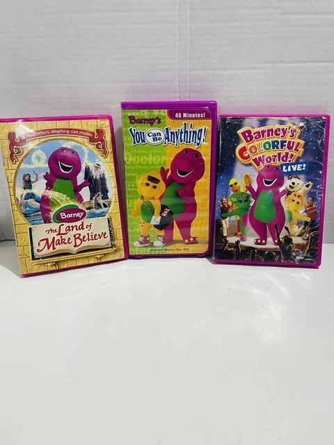 BARNEY VHS AND DVD Lot Includes 2 Timelife VHS and Barney Home Video ...