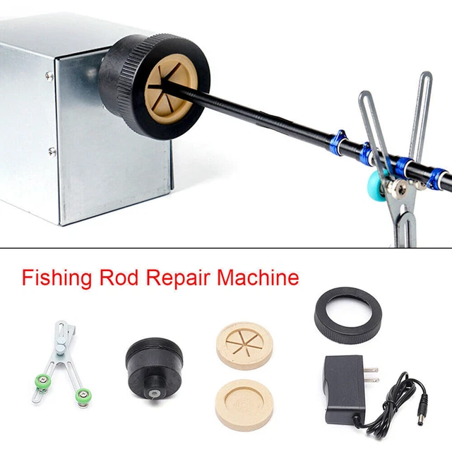 FISHING ROD REPAIR Machine Winding Machine Lure Rod Modified Building ...