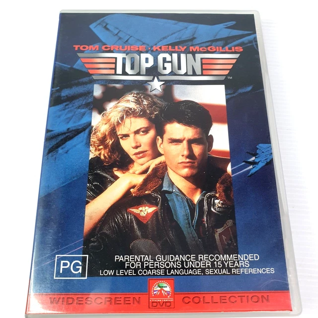 TOP GUN - Tom Cruise, Kelly McGillis DVD 1986 Widescreen Collection $12 ...