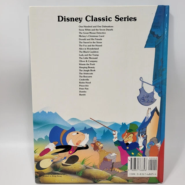 DISNEY CLASSIC SERIES Pinocchio (1986, Hardcover) Twin Gallery Books ...