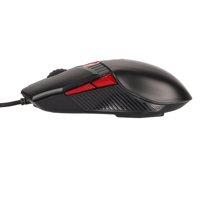 (BLACK) GAMING MOUSE Wired Ergonomic Programmable PC Gaming Mice RGB £ ...