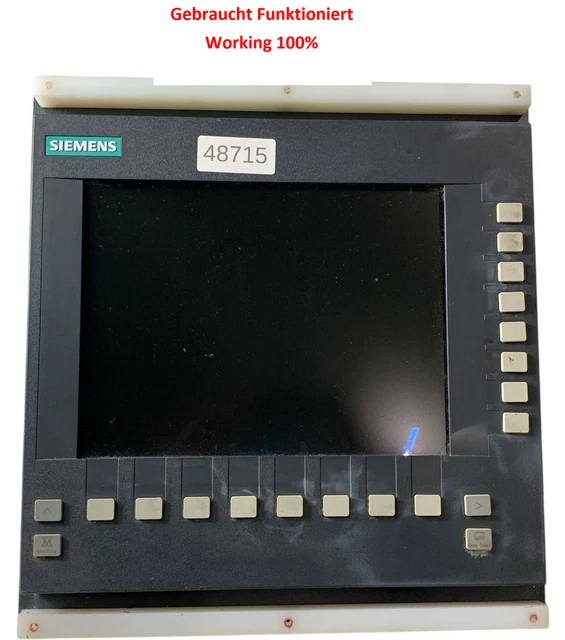 SIEMENS SINUMERIK 840D 6FC5210-0DA00-1AA1 OPERATING UNIT $3,208.99 ...