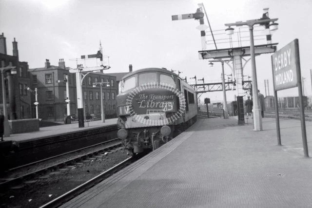 PHOTO BR BRITISH Railways Station Scene - DERBY MIDLAND 1964 1 £1.99 ...