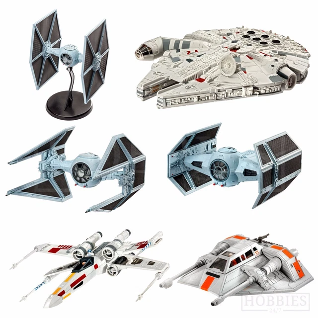 REVELL STAR WARS Model Kits Aircraft Millennium Falcon X-Wing Tie ...