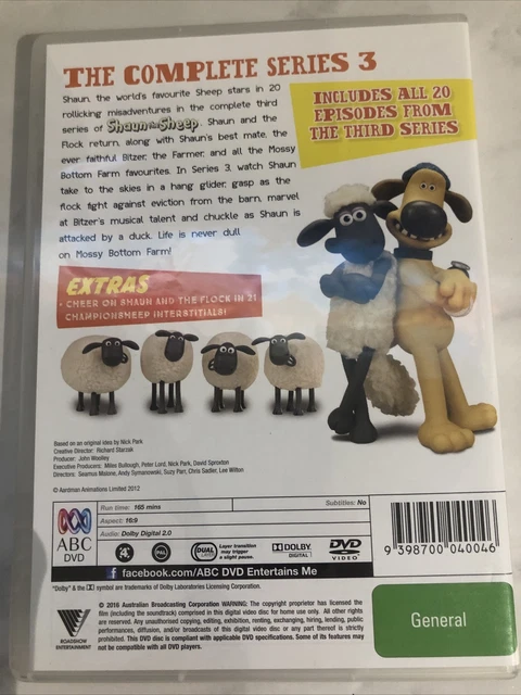 SHAUN THE SHEEP DVD, Season 3 Complete Series $0.99 - PicClick AU