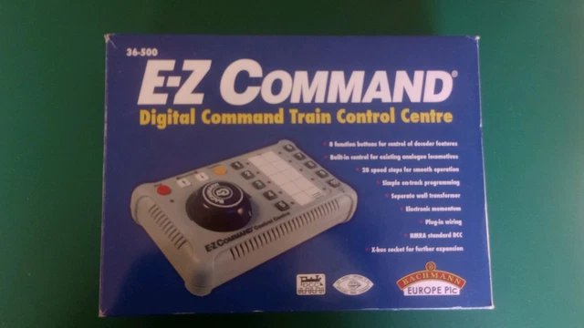 BACHMANN EZ COMMAND DCC Digital Train Controller Model Railways 36-500 ...