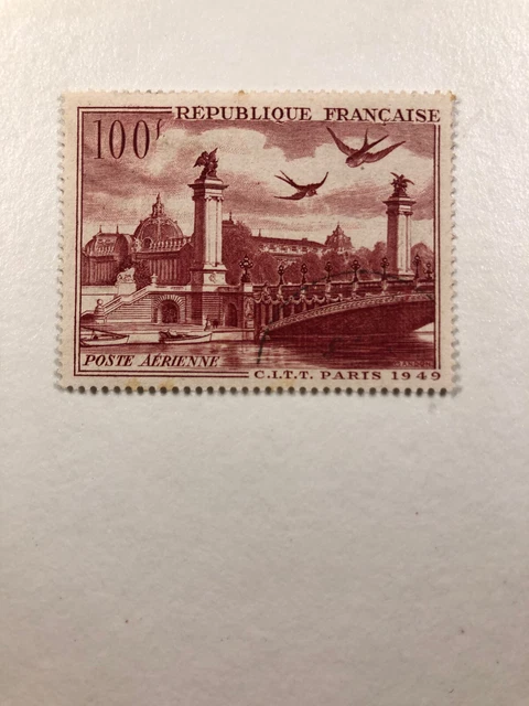 TIMBRE FRANCE POSTE Aérienne N°28 Congrès oblitéré EUR 1,00 - PicClick FR