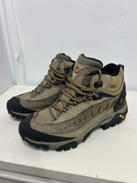 MERRELL PULSE II Vibram Waterproof Mens 9.5 Hiking Boot Sneaker Shoe ...