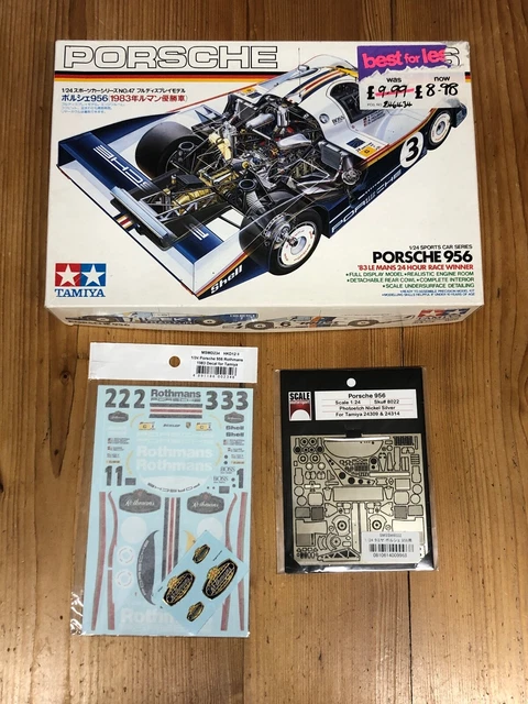 TAMIYA 1/24 PORSCHE 956 Rothmans Scale Motorsport Etch MSM Decal Model ...