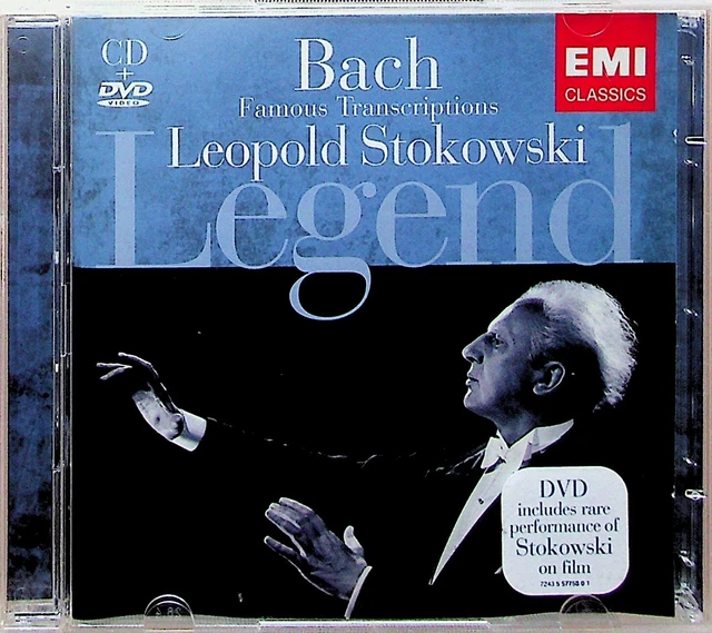 LEOPOLD STOKOWSKI- LEGEND - Bach Famous Transcriptions CD & DVD (2004 ...