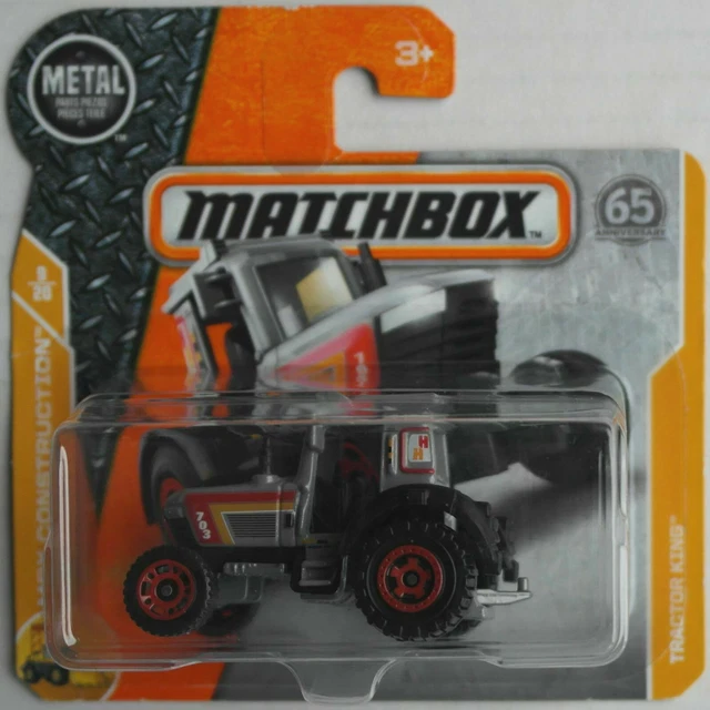 MATCHBOX TRACTOR KING Traktor grau Neu/OVP Schlepper Bauernhof Farm ...