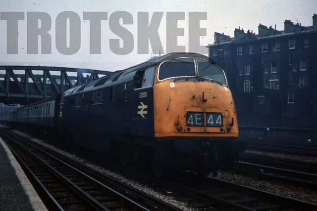 35MM SLIDE BR British Rail Diesel Loco Class 43 D850 Royal Oak 1969 ...