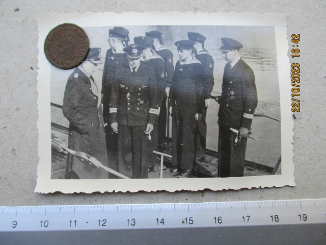 SCHÖNES FOTO Kameraden U-Boot Offiziere U105 Georg Schewe 2Wk EUR 13,50 ...