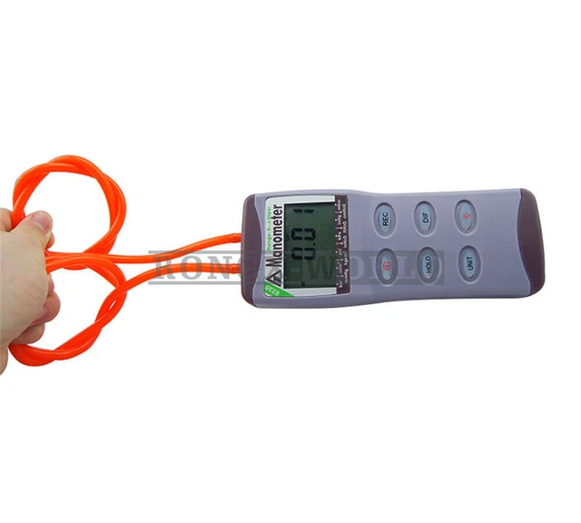 AZ8215 PORTABLE PRESSURE Tester Digital Manometer Differential Pressure ...