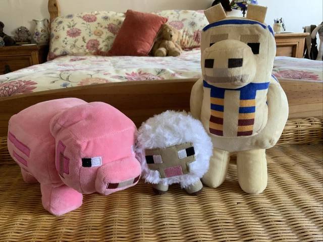 MINECRAFT SOFT PLUSH Toy Bundle Official | Mojang | Llama | Arctic Snow ...