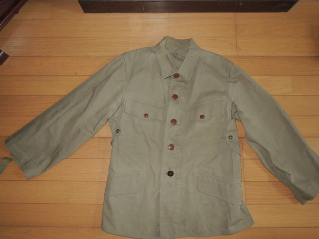 WW2 ORIGINAL JAPANESE Army Soldiers Type3 Summer Tropical Jacket ...