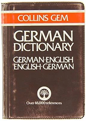 GERMAN-ENGLISH, ENGLISH-GERMAN DICTIONARY (Gem Dictionaries), , Used ...