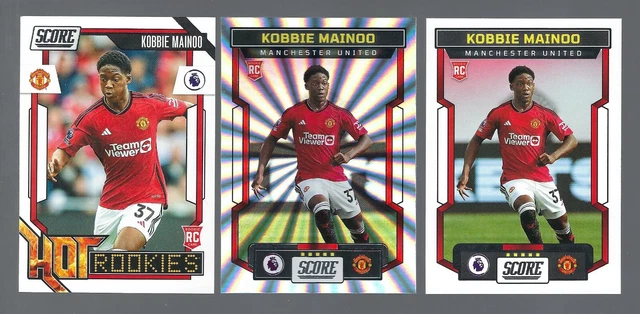 PANINI PREMIER LEAGUE Score 2023/24- Kobbie Mainoo - Man Utd - Rookie ...