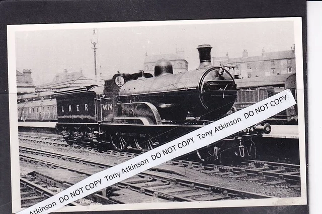 L.N.E.R. (EX GNR) - D3 Class 4-4-0 No.4074 @ Nottm Vic - Vintage Image ...
