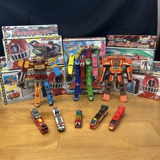 POWER RANGERS RESSHA Sentai ToQger Megazord Morpher 7p Train 5p set ...