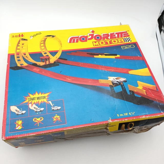 MAJORETTE MOTOR 520 - Circuit pour voiture à friction vintage EUR 18,90 ...