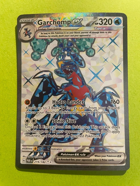 POKEMON - PARADOX Rift - Garchomp EX 219/182 EUR 10,91 - PicClick FR