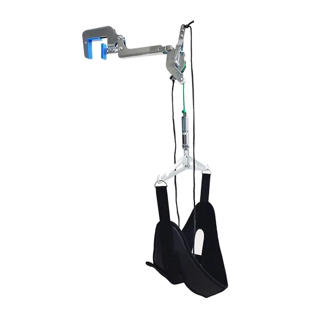 CERVICAL TRACTION DEVICE over Door Overhead Stretcher Portable Neck EUR ...