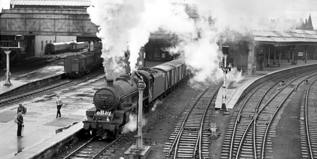 RAILWAY STEAM NEGATIVE Jubilee 45742 Perth 1960s + Copyright £8.50 ...