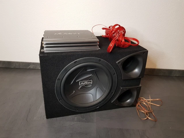 AXTON AB30 250W Subwoofer mit Mutant MT2004 Endstufe EUR 100,00 ...