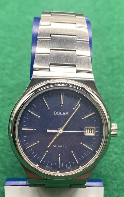 RARE VINTAGE BULER 7022-23740 Quartz Watch 1970s Swiss Tissot Cal 2030 ...