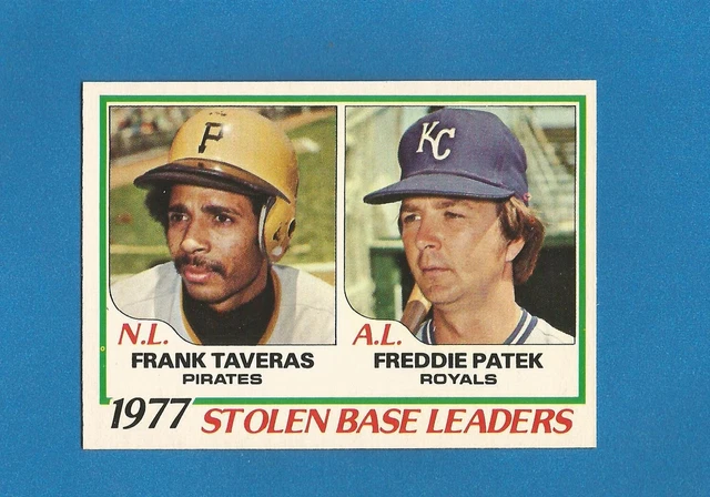 FRANK TAVARES / Freddie Patek SB Leaders 1978 O-PEE-CHEE OPC Baseball ...