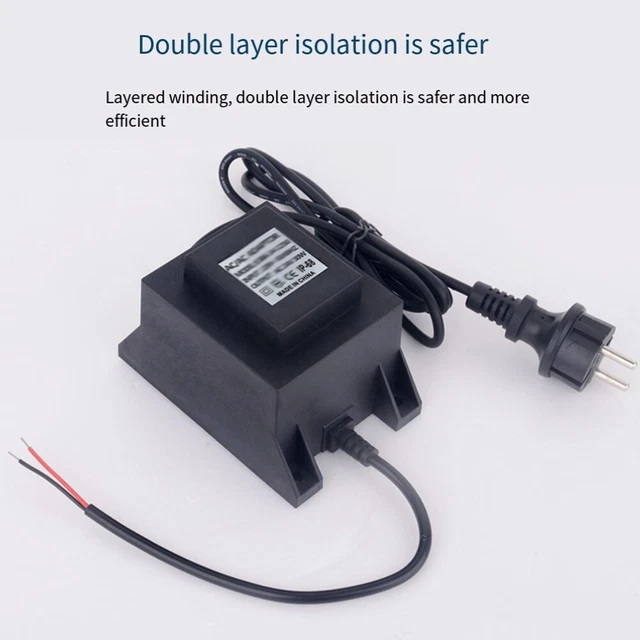 TRANSFORMATEUR LED AC/AC 12V20W IP68 fiable pour clairage LED et ext rieur EUR 51,47 - PicClick FR