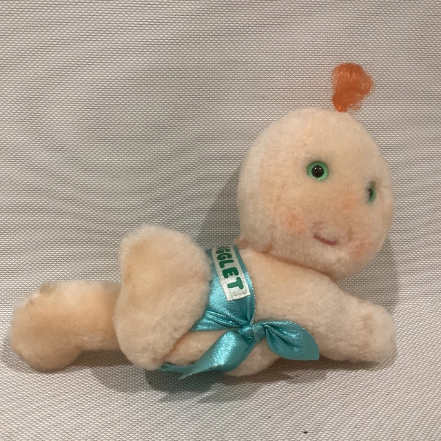 VINTAGE 1984 HALLMARK Hug a Bunch Gigglet 7" Clip On Baby Doll Plush $7 ...
