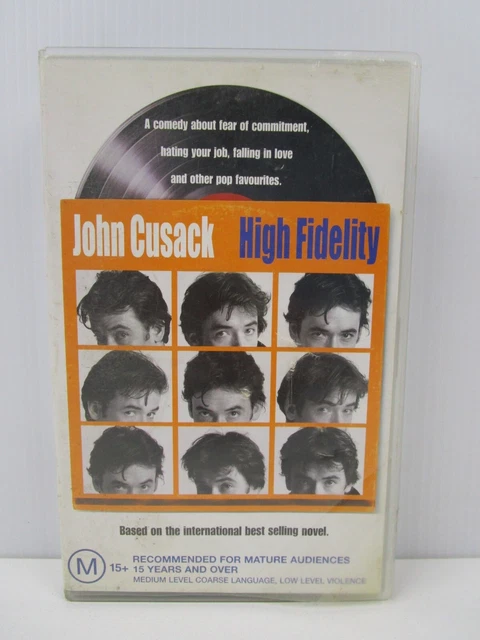 HIGH FIDELITY, JOHN Cusack, VHS Tape, Vintage Video, Movie M, 2000 $19. ...