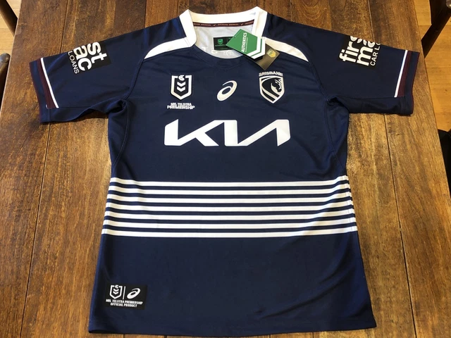 #1 REECE WALSH 2026 Brisbane Broncos NRL Away Jersey Shirt Medium/Large ...