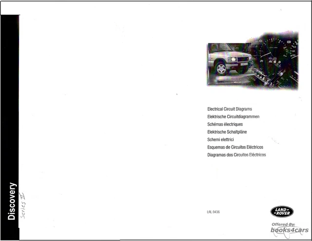 LAND RANGE ROVER Manual Electrical Wiring Circuit Diagram Shop Service ...