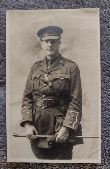 WW1 REAL PHOTO Postcard. 1st Lieutenant - Devonshire regiment £10.07 ...