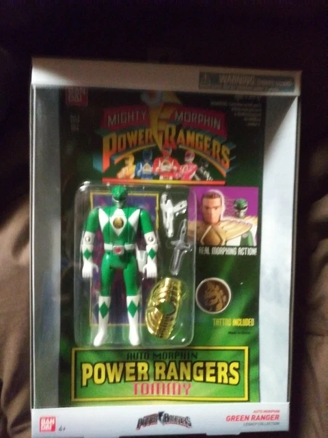POWER RANGERS MIGHTY Morphin GREEN Ranger Auto Morphin Legacy ...