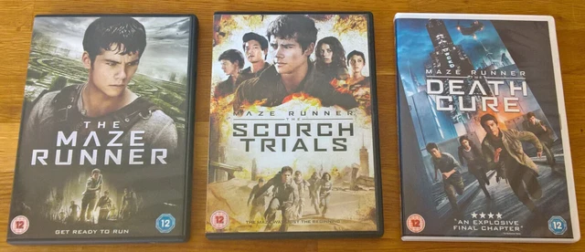 THE MAZE RUNNER Trilogy Complete DVD Set 1 2 3 Scorch Trials Death Cure ...