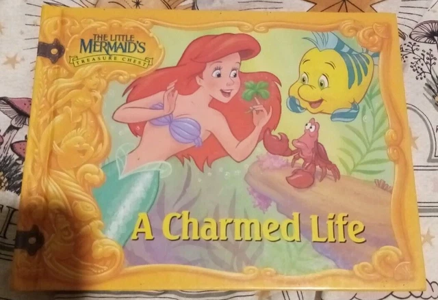 90S GROLIER DISNEY The Little Mermaid's Treasure Chest Book A Charmed ...