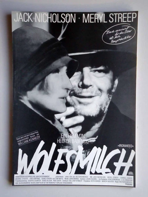 WOLFSMILCH - JACK Nicholson - Meryl Streep - Carroll Baker - Presseheft ...