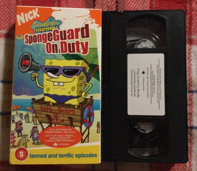 SPONGEBOB SQUAREPANTS: SPONGEGUARD on Duty (DEMO SCREENER VHS) | Tested ...