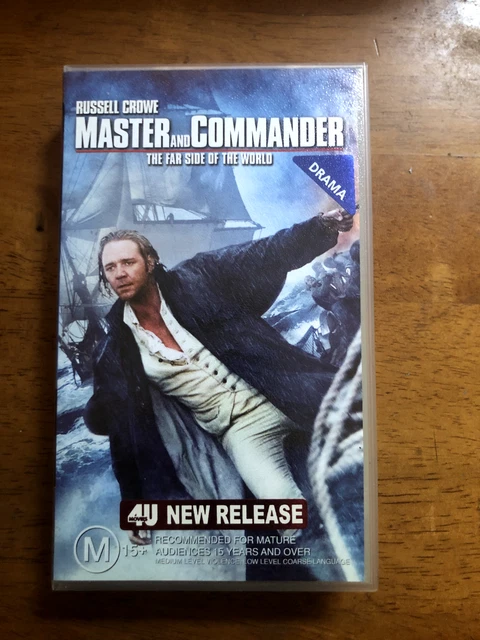 MASTER AND COMMANDER Russell Crowe VHS PAL Format $15.00 - PicClick AU