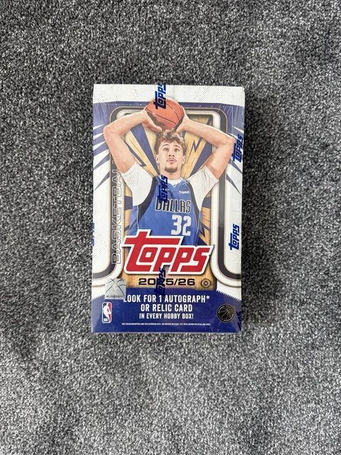 TOPPS BASKETBALL 2025/26 - Hobby Box Brand New Sealed £187.90 - PicClick UK