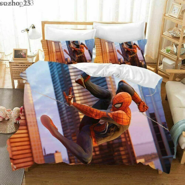 MARVEL SPIDER-MAN FANS F Quilt Duvet Cover Set Doona Cover Bedroom Decor Bedding EUR 43,37 ...