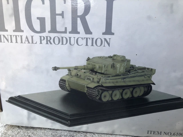 BOXED MODEL DRAGON 1/35: char tank, built Tiger I Initial, Tunisia 1942 ...