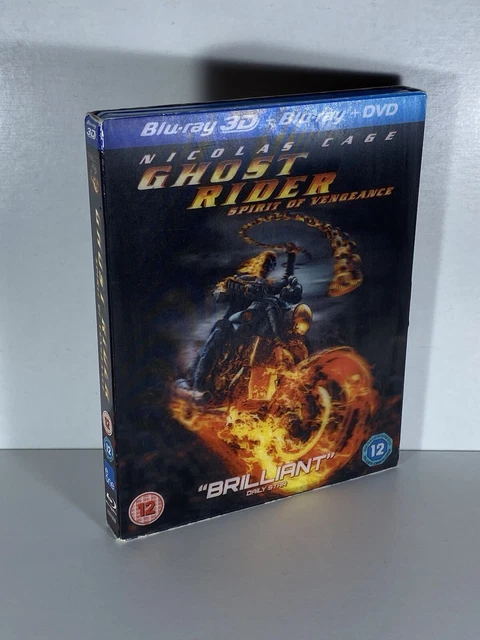 GHOST RIDER - Spirit Of Vengeance Blu-Ray 3D & DVD - 2 Disc ...